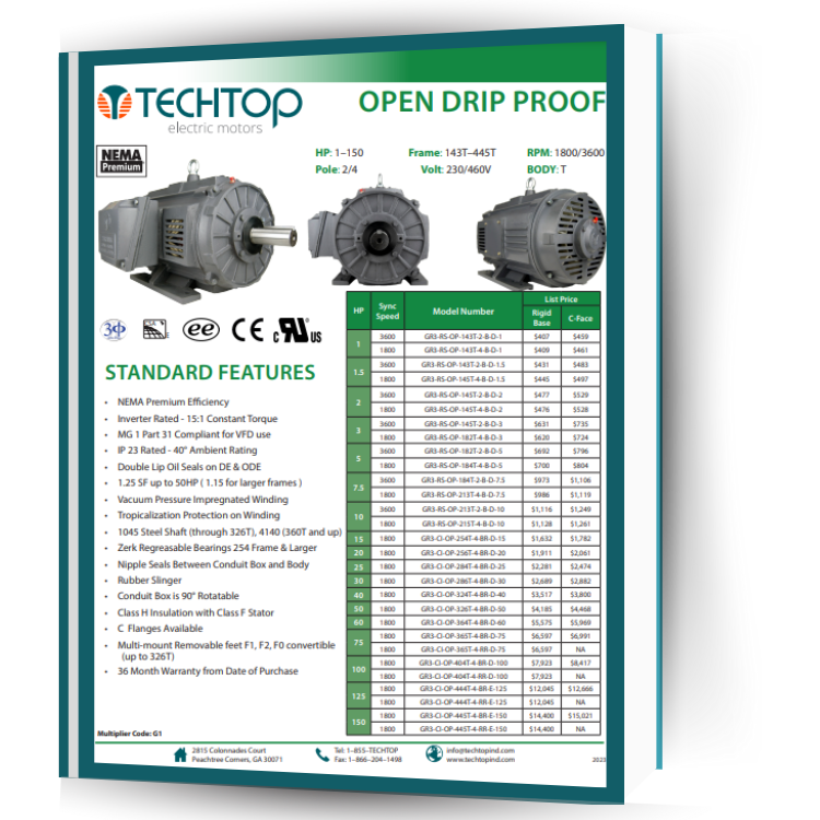 TECHTOP Electric Motors